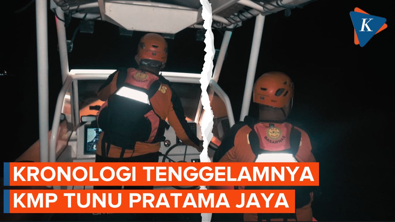 Kronologi Tenggelamnya KMP Tunu Pratama Jaya di Selat Bali